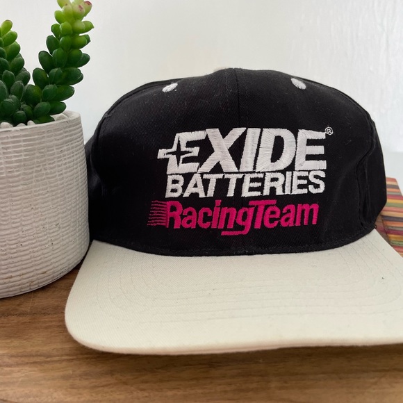 Accessories | Vintage Exide Batteries Racing Team Snapback Hat Baseball ...